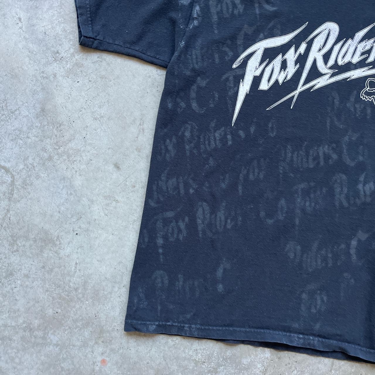 Fox racing Y2K t shirt Light wear overall good... - Depop