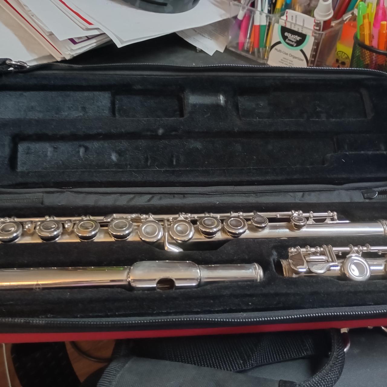 Emerson Flute ,Metrotune MT900 Tuner and Red Pro Tec... - Depop