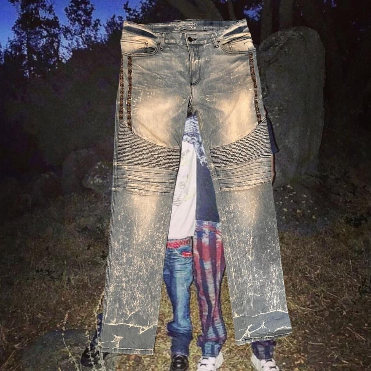 Y2K ROBINS jeans Chief keef True religion jeans Dm... - Depop