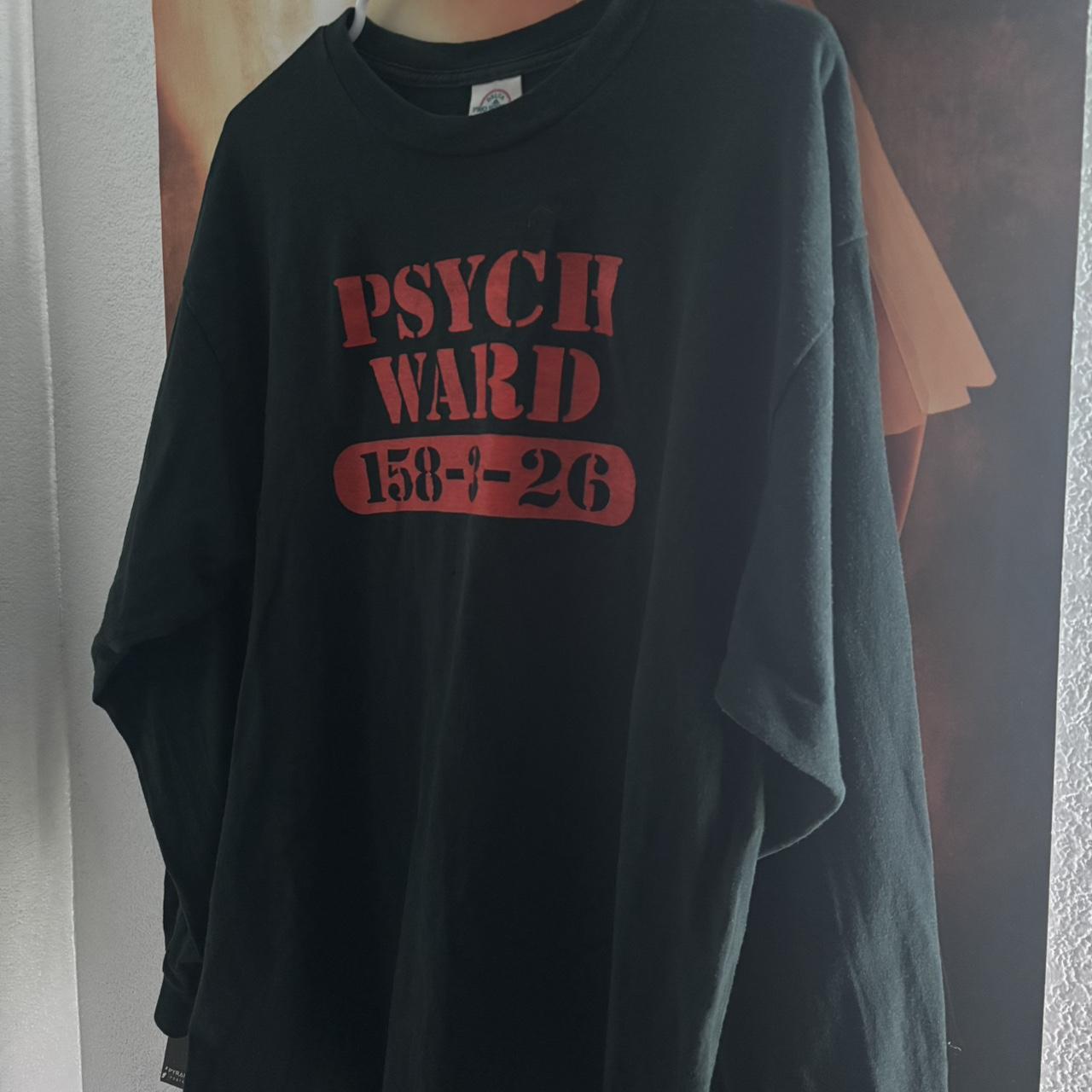 psych ward shirt has a few holes #vetements... | Depop