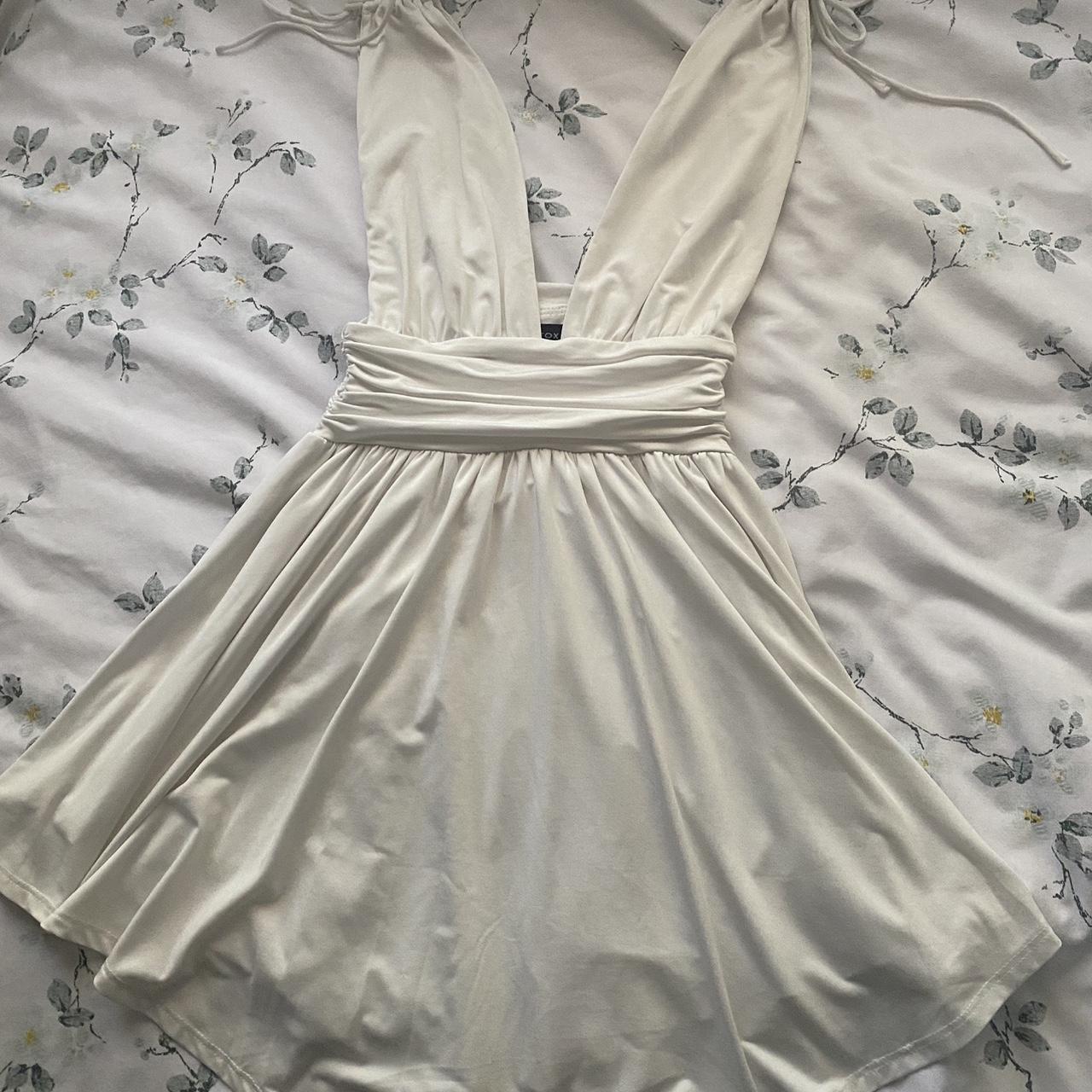 Super cute white fox summer dress !! Love it just... | Depop