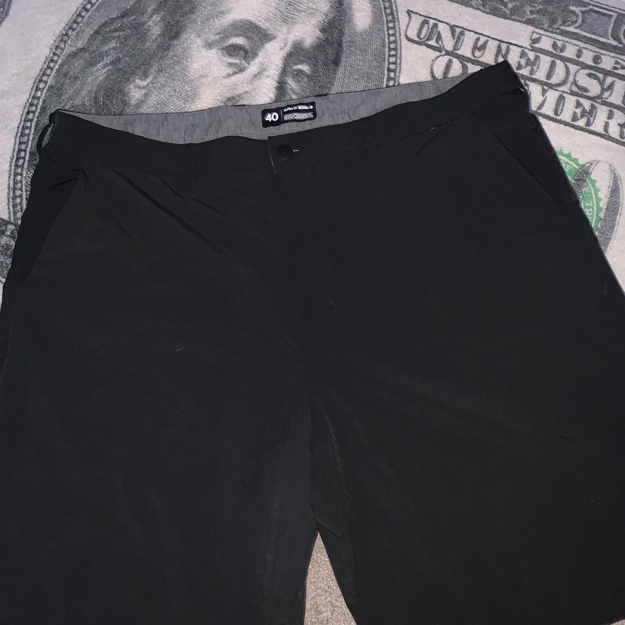 Black Hurley Phantom Shorts Size... | Depop