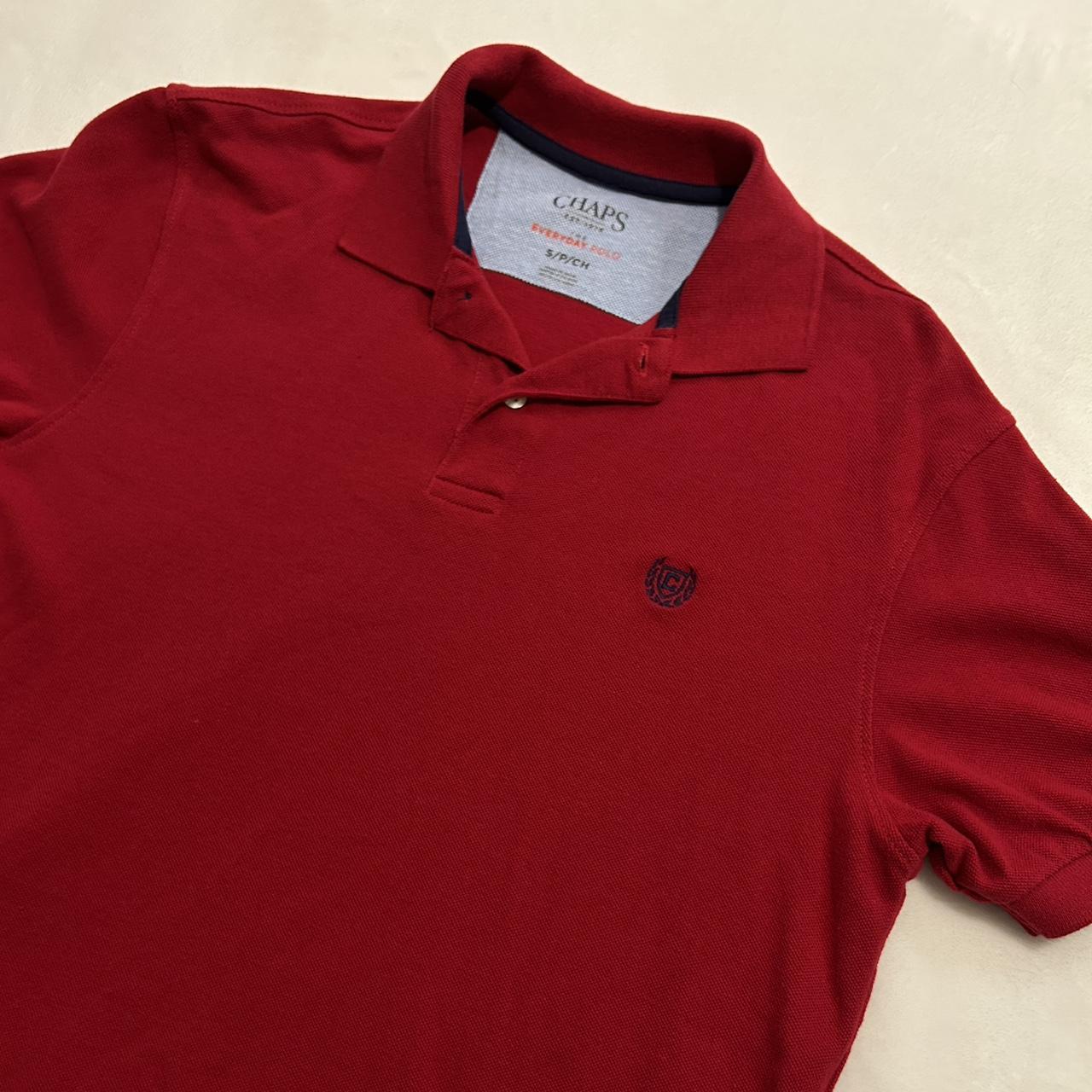 Chaps Polo Red T shirt Size - Small #chaps #polo... - Depop
