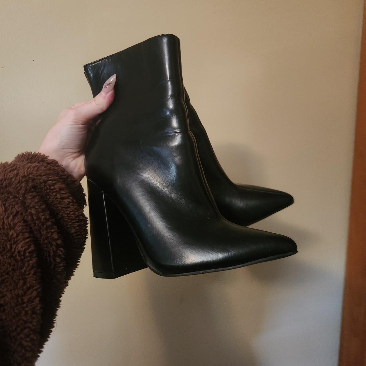 Size 5 (snug fitting) super gorg high heel leather... - Depop