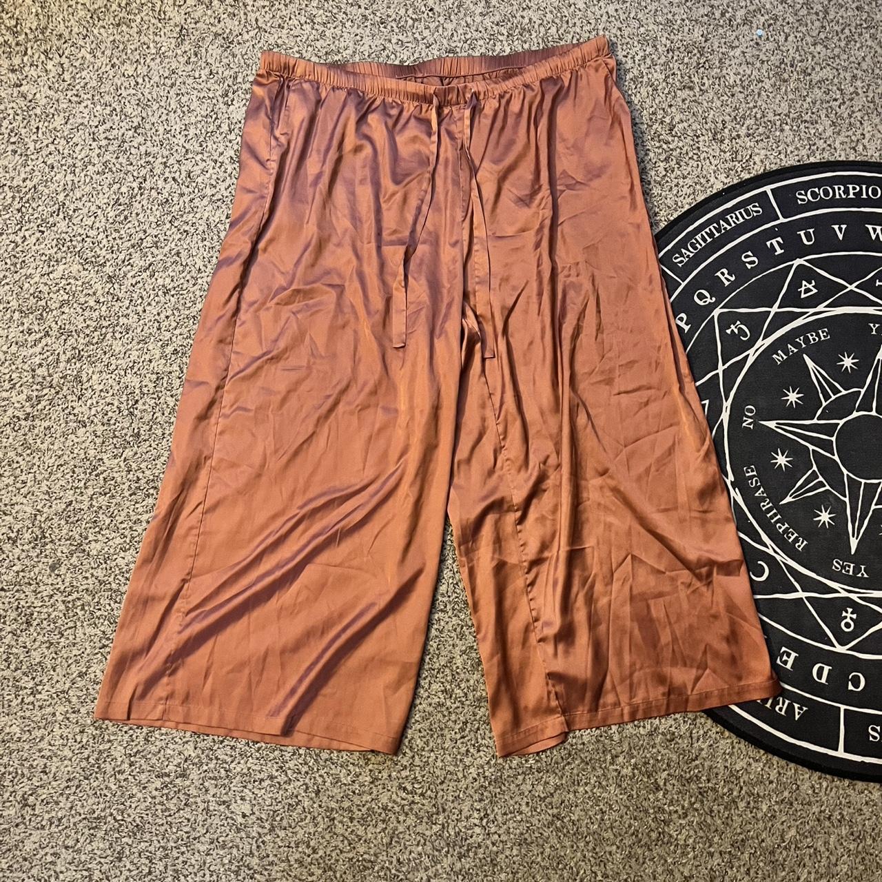 LUVLETTE Rust Colored Silk Pants - Size 4XL - true... | Depop