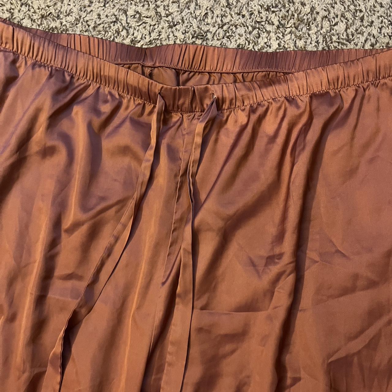 LUVLETTE Rust Colored Silk Pants - Size 4XL - true... | Depop