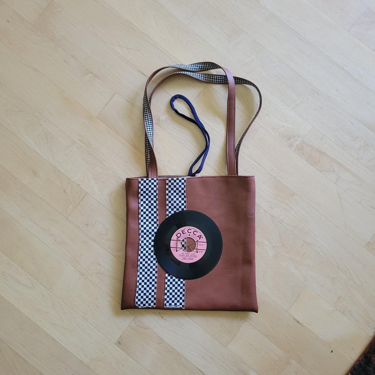 Decca Record Tote Bag Unique Bag made a real Decca... - Depop