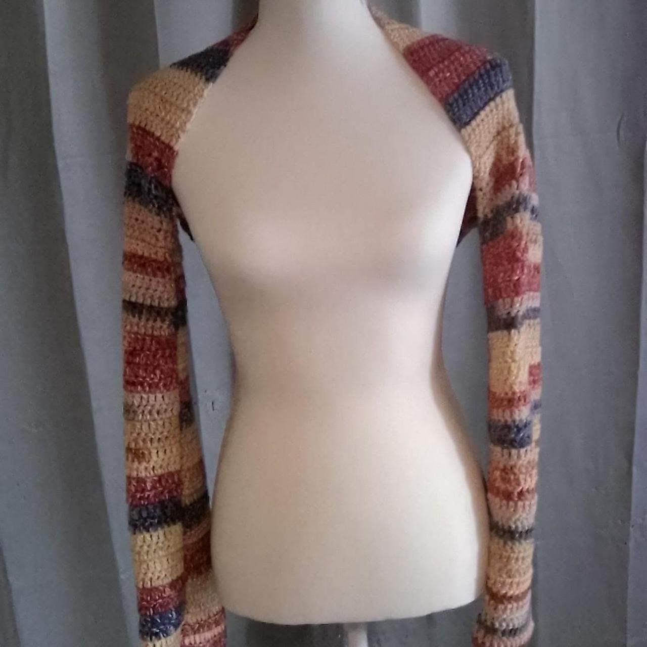 Autumn fun color shrug/bolero size M/L with matching... | Depop