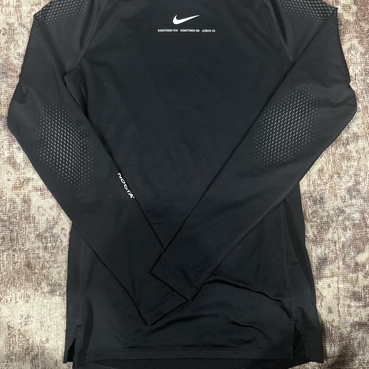 nike nocta black long sleeve compression shirt worn... - Depop