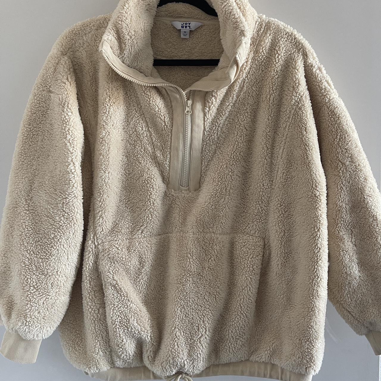 Oatmeal colored sherpa! So soft. Size medium - Depop