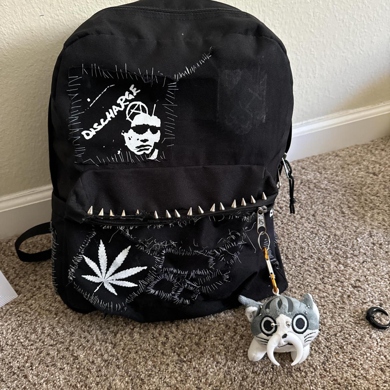 Patch backpack #mincecore #grindcore #mince #crustpunk - Depop