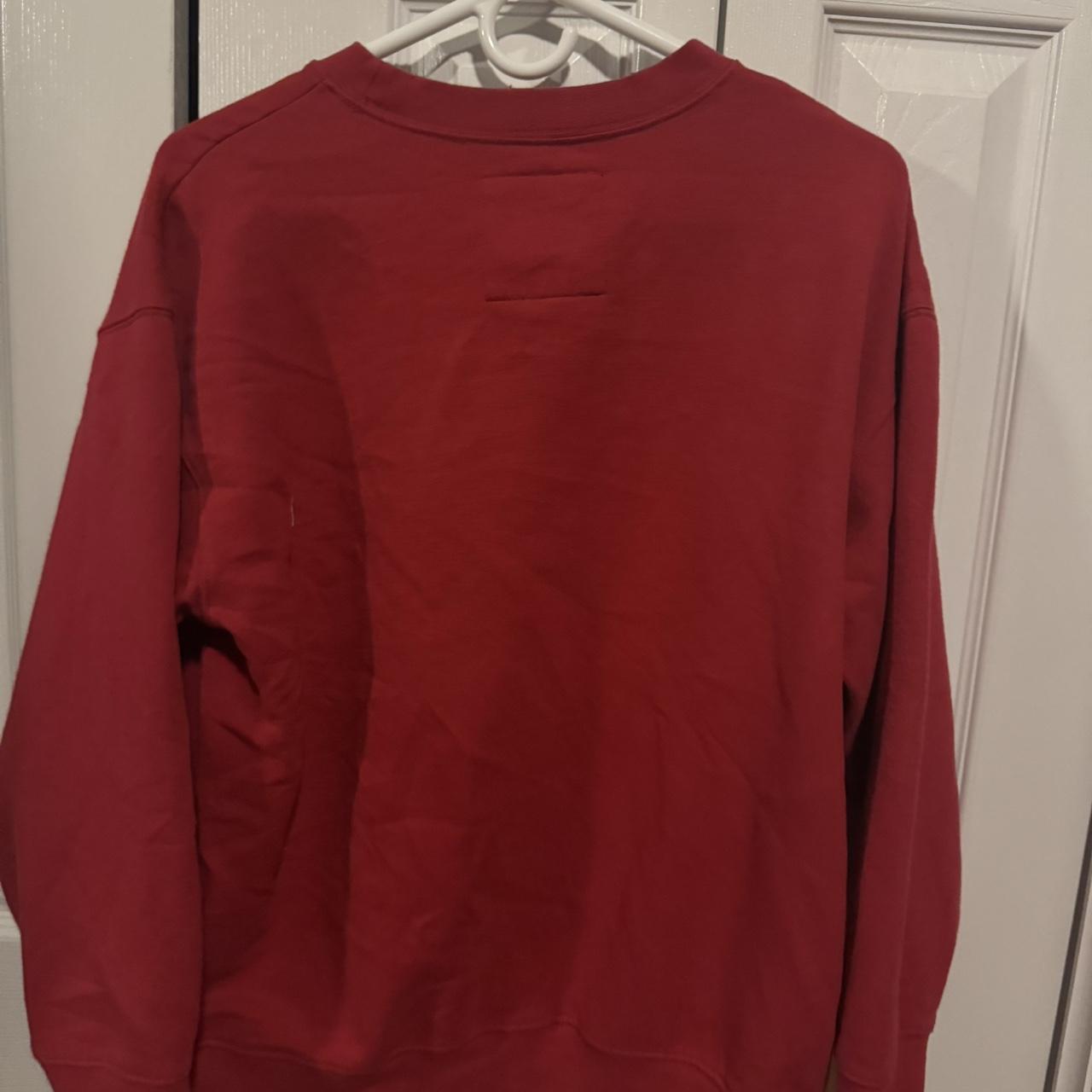 American Eagle oversized crewneck color: red super... - Depop