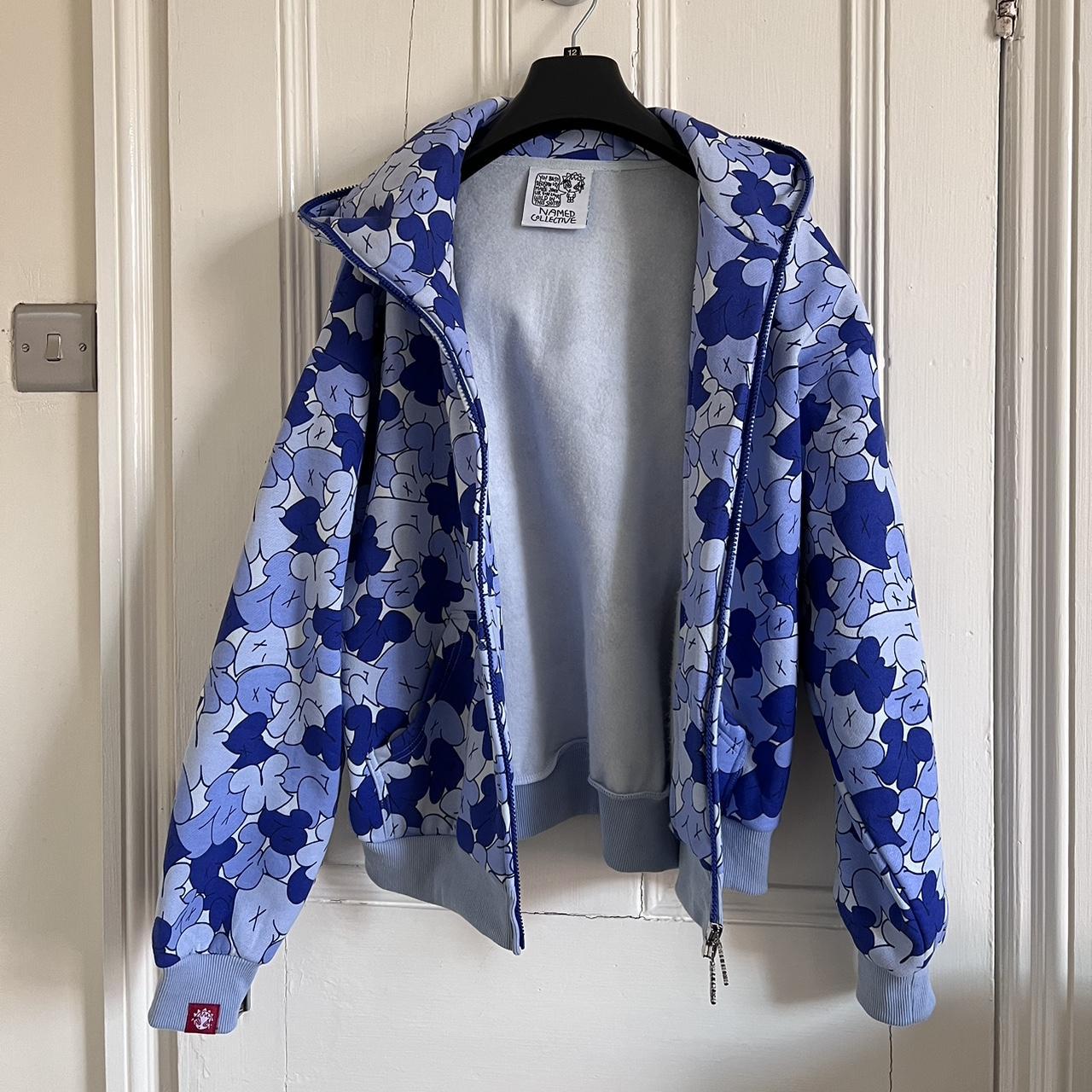 Named Collective GRAFFITI CAMO ZIP HOODIE in FROZEN... - Depop