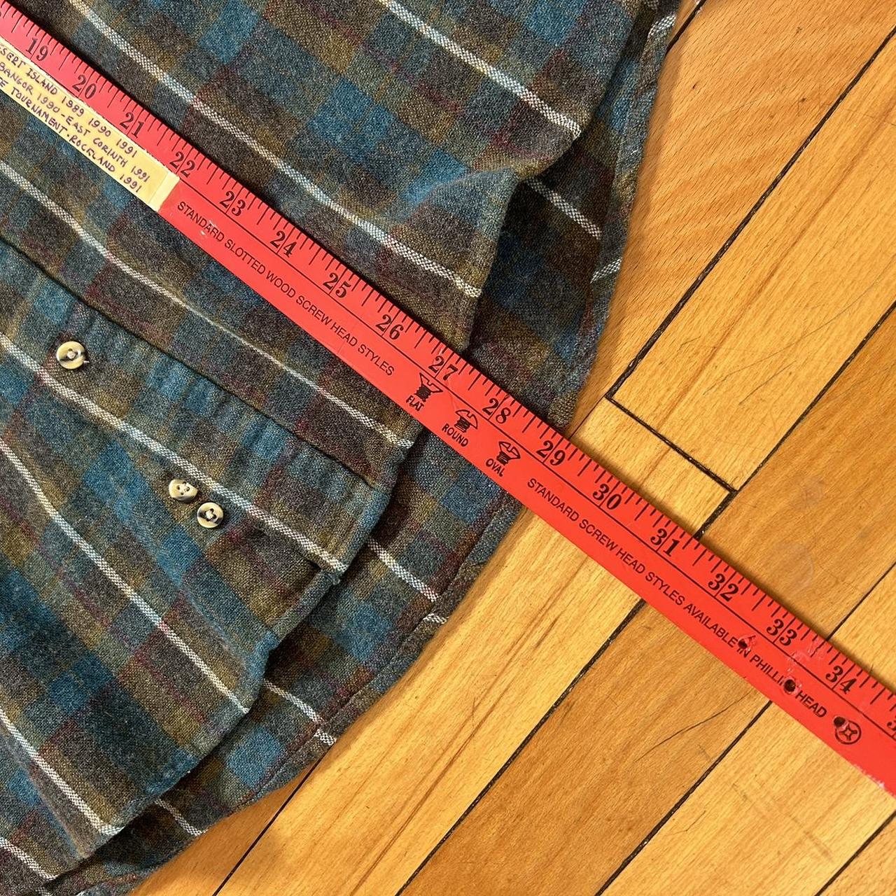 Light Vintage Roebuck & Co. Flannel Shirt. XL /... | Depop