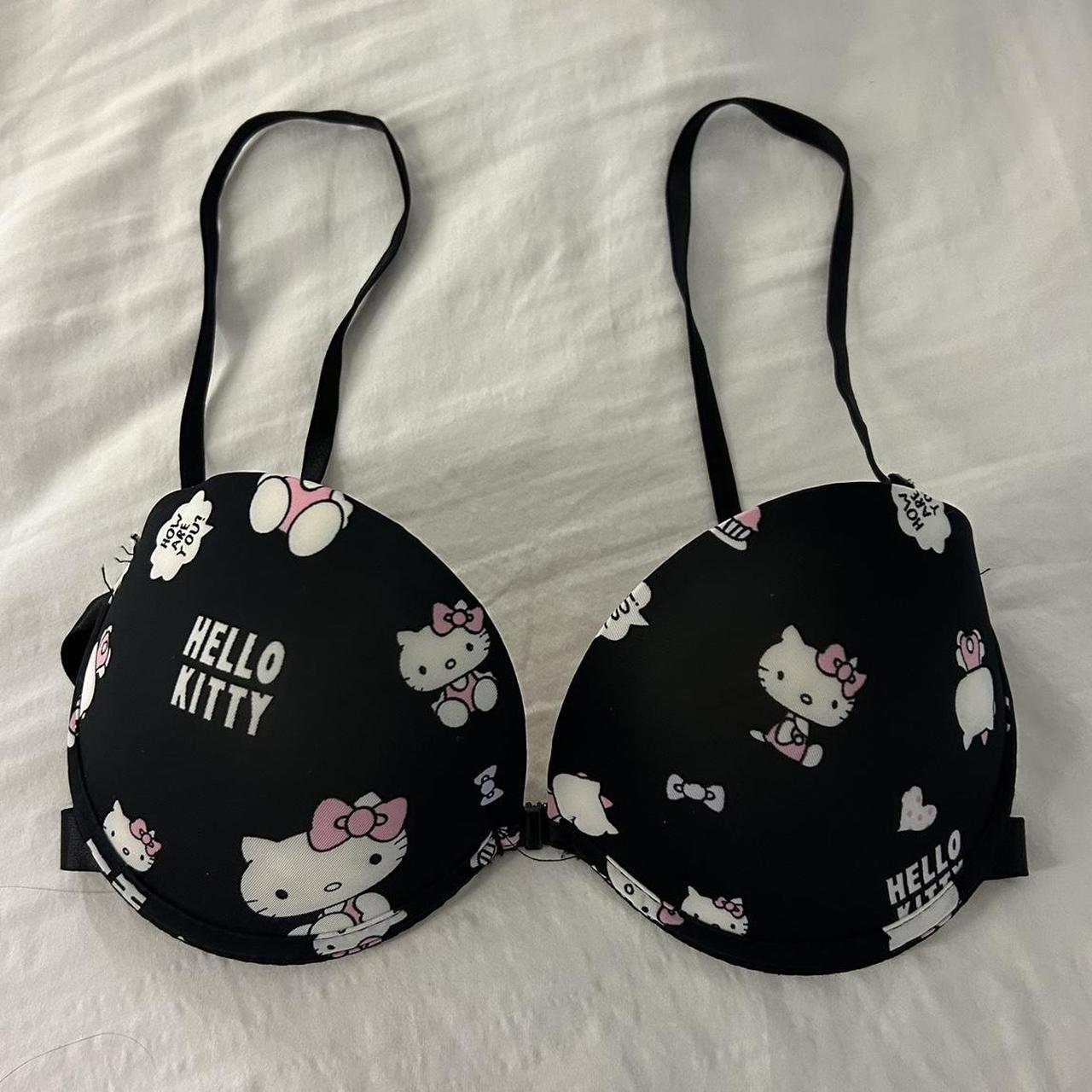 Hello Kitty Bra Size Small Fits a size A-B Never... - Depop