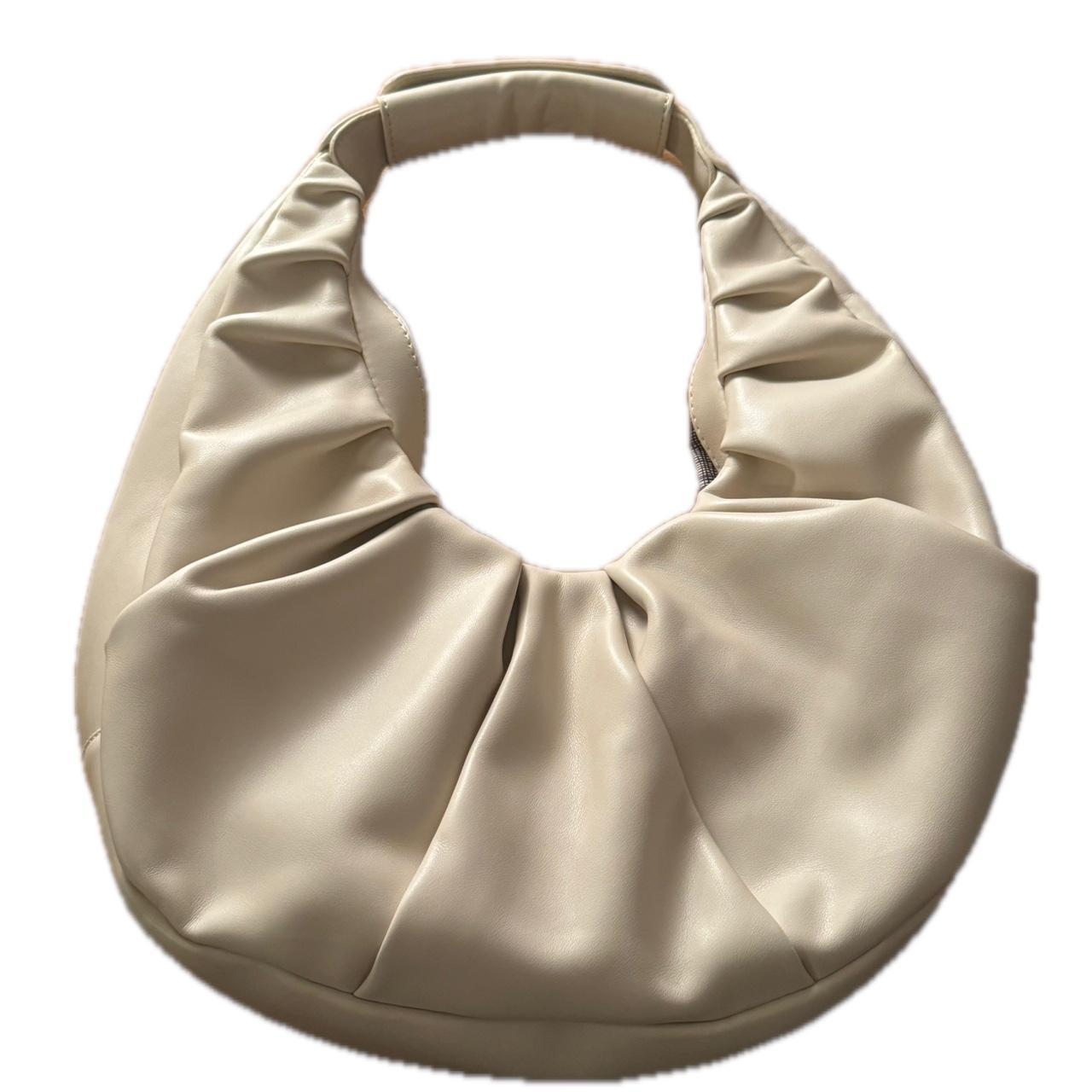 Cream croissant purse bag - Depop