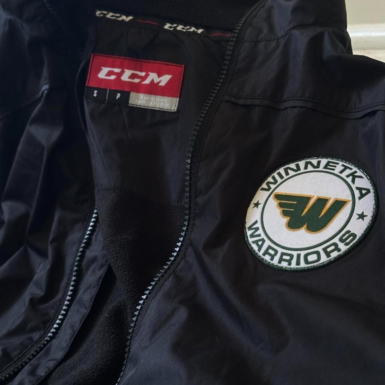 CCM Hockey Jacket Winbreaker Winnetka Warriors... - Depop