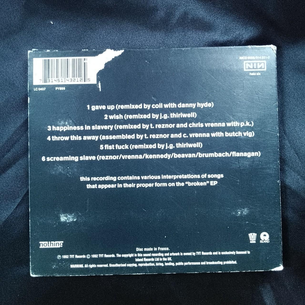 Nine Inch Nails: Fixed -CD #nineinchnails #cd... | Depop