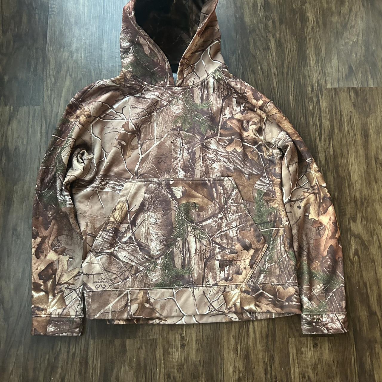 Real Tree camo hoodie, great for casual wear flaws... | Depop