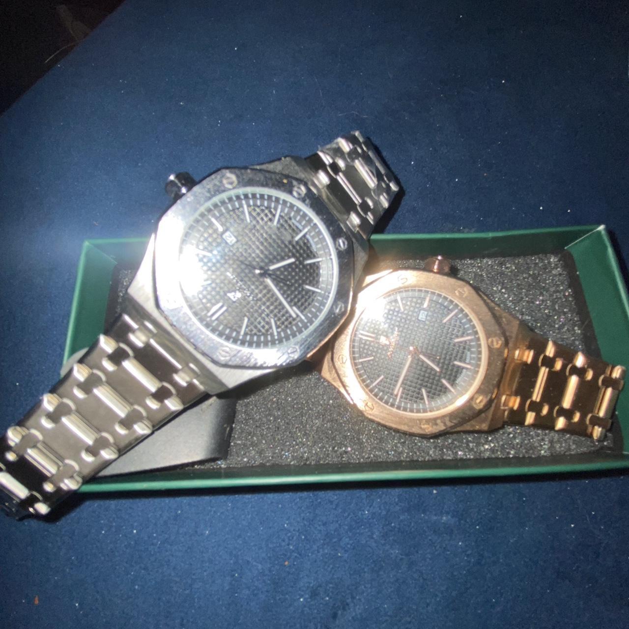 Sliver , rose gold AP style watch. Never warn no... | Depop