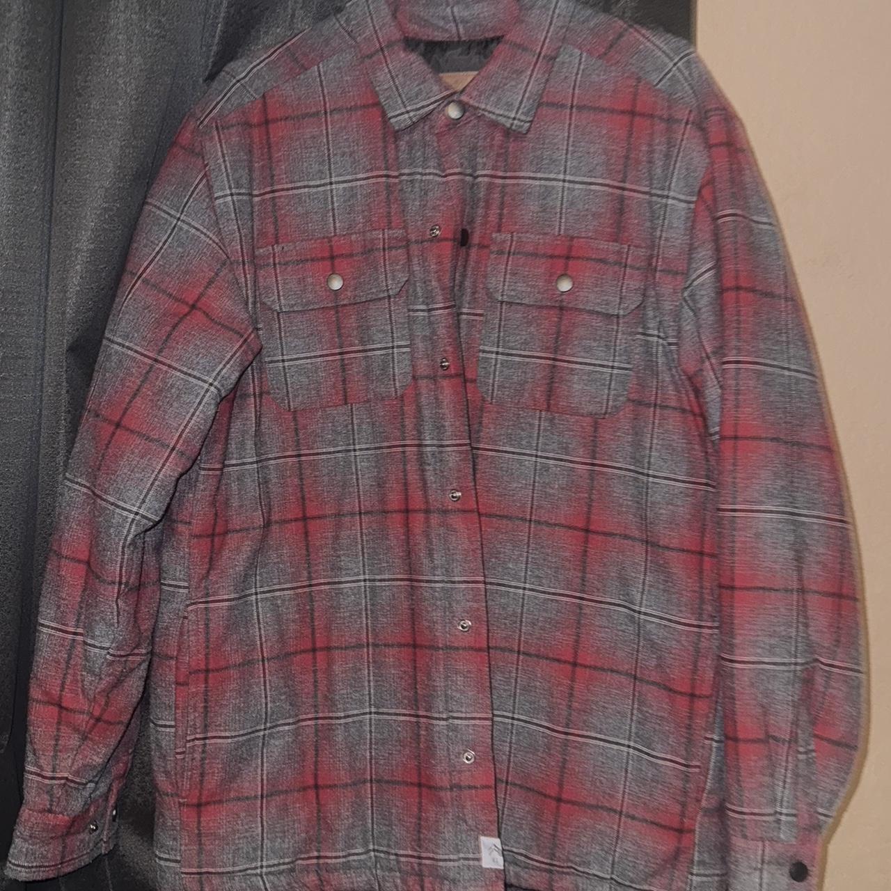 Red flannel jacket | Depop