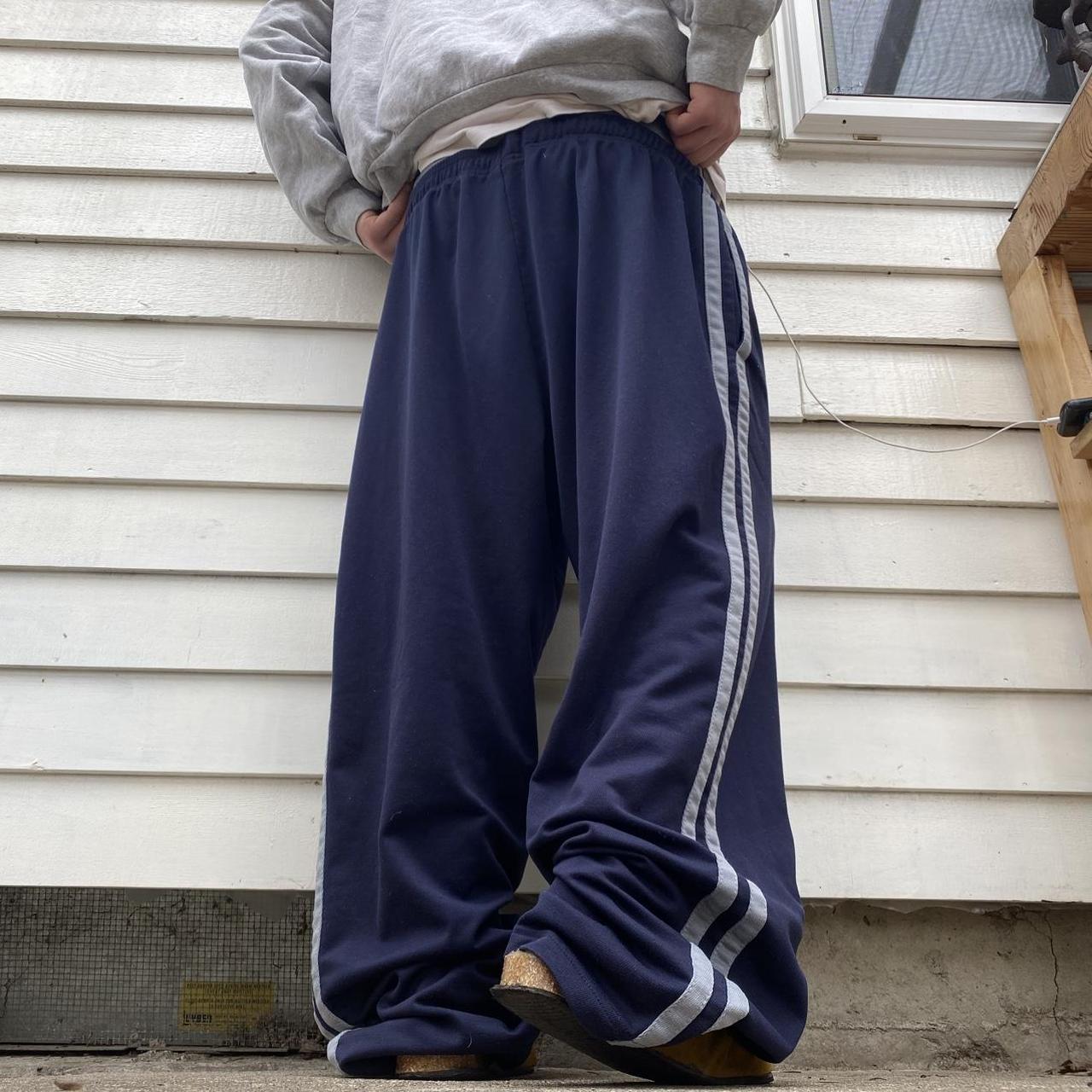 MEGA Baggy Y2K Trackpants - perfect fit, first two... | Depop