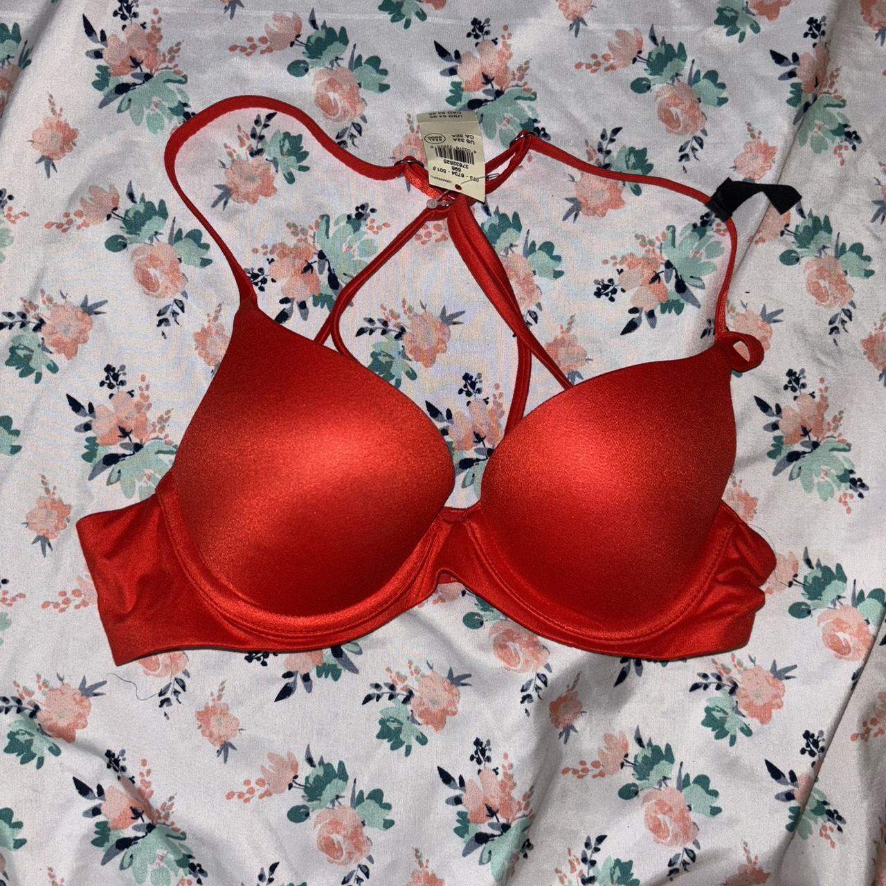 Red aerie bra 32A brand new with tags #small #red... - Depop