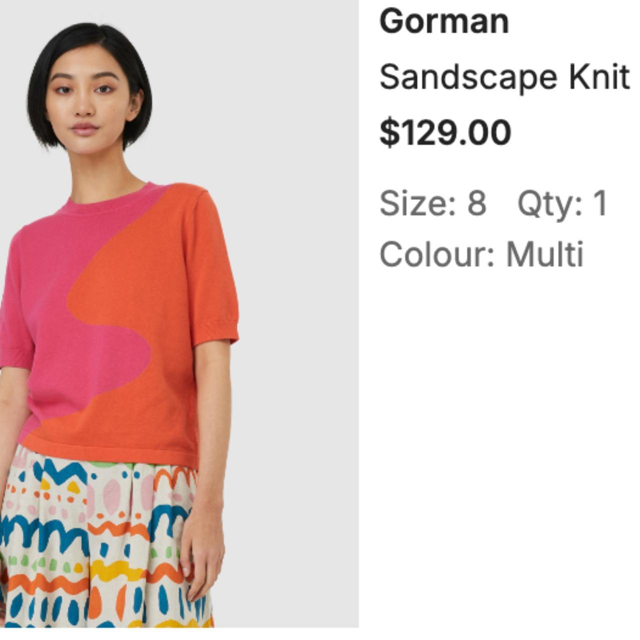 Designer Gorman top - size 8. - Depop