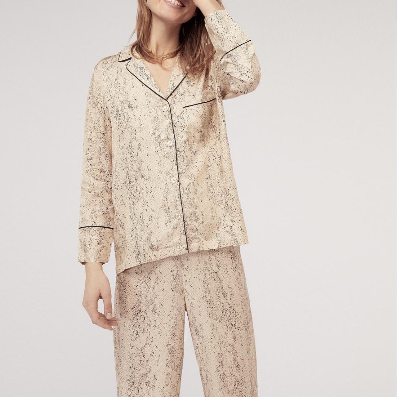 Brand new oysho satin pajamas - snake print 🐍 I’ve... - Depop
