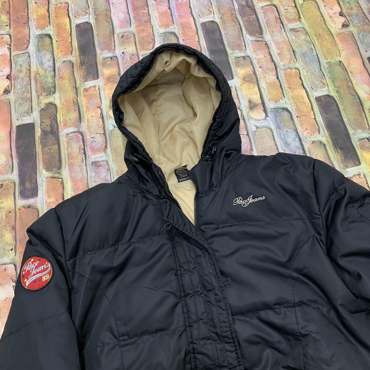 Vintage Paco Jeans puffer jacket in black. Y2K early... - Depop