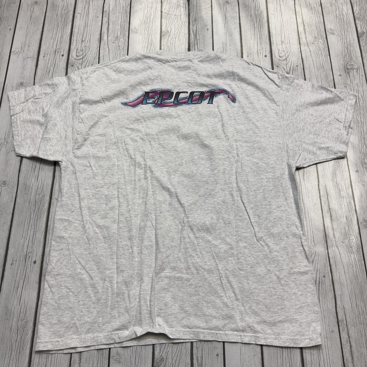 Vintage Disney Figment Epcot tee in grey. From the... - Depop