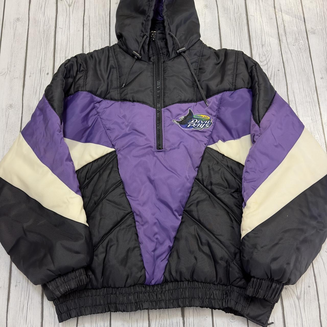 Vintage Pro Player Tampa Bay Devil Rays puffer... - Depop