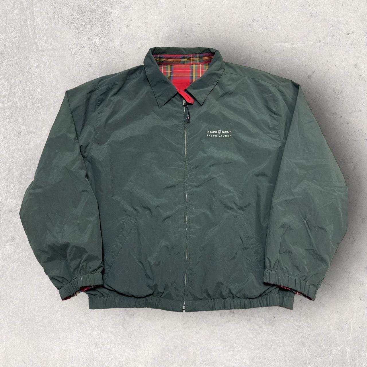 Vintage Chaps Ralph Lauren Golf reversible jacket.... - Depop