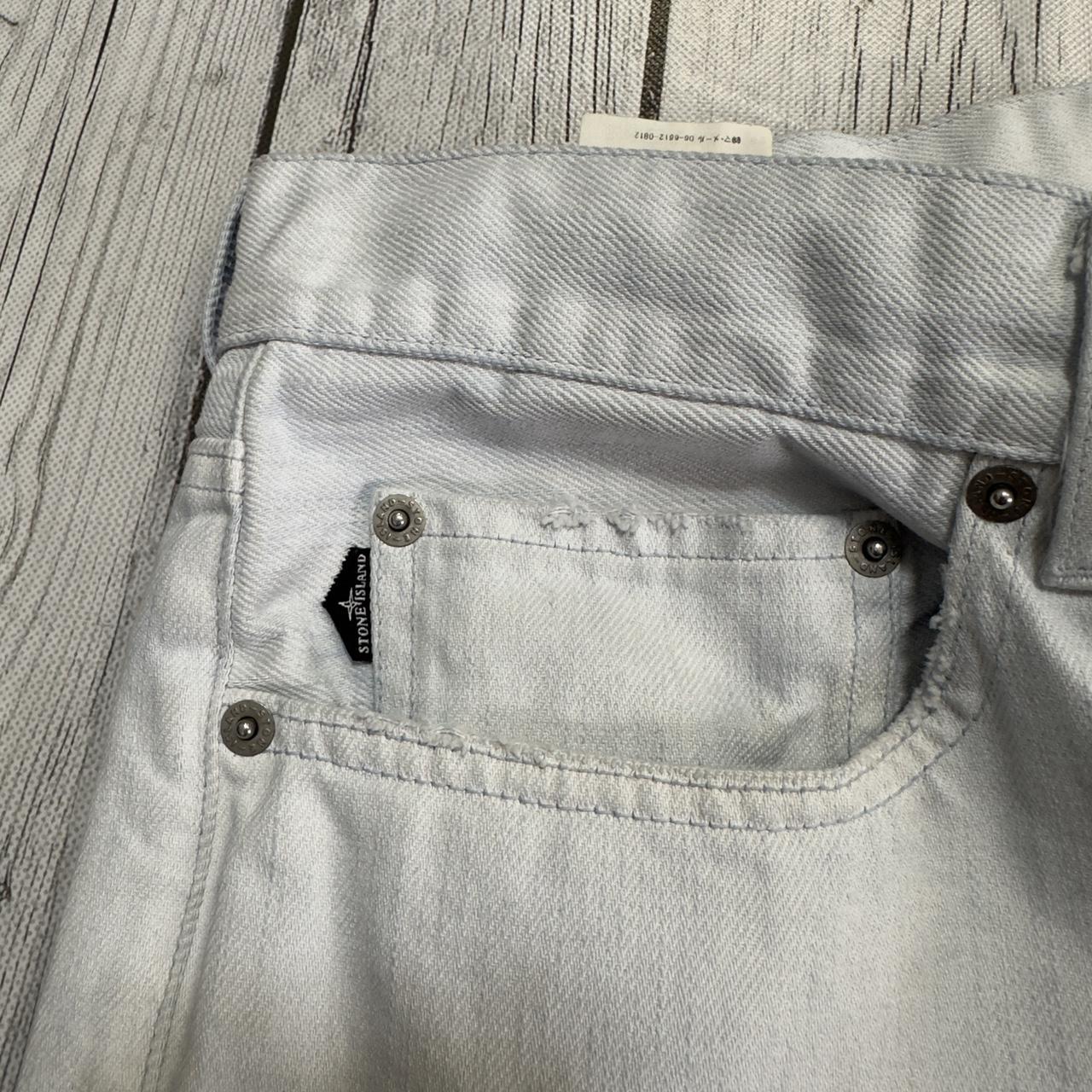 Stone Island jeans in light blue. From 2015. Mens 33... - Depop