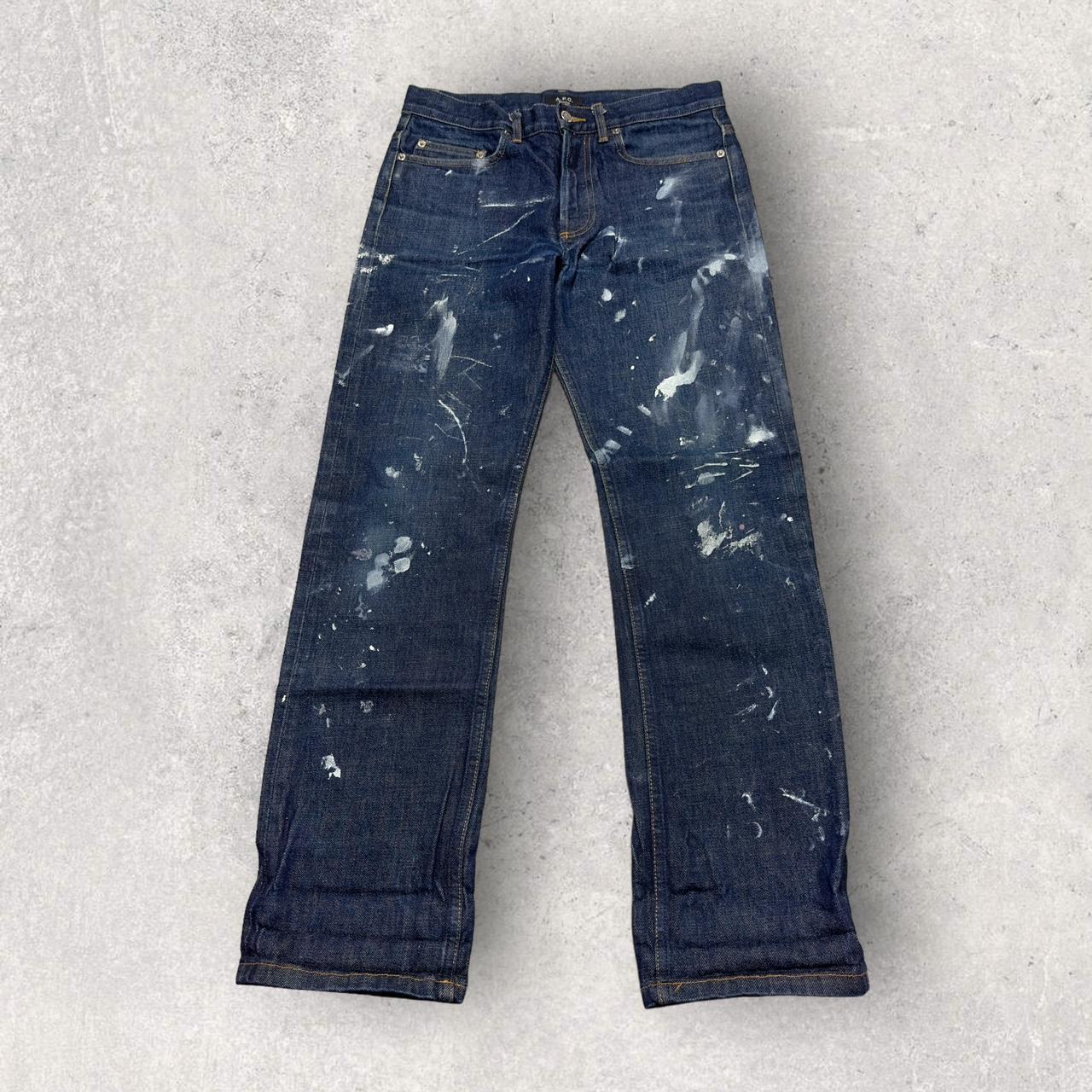 APC Rescue selvedge jeans in blue. From 2007. Mens... - Depop