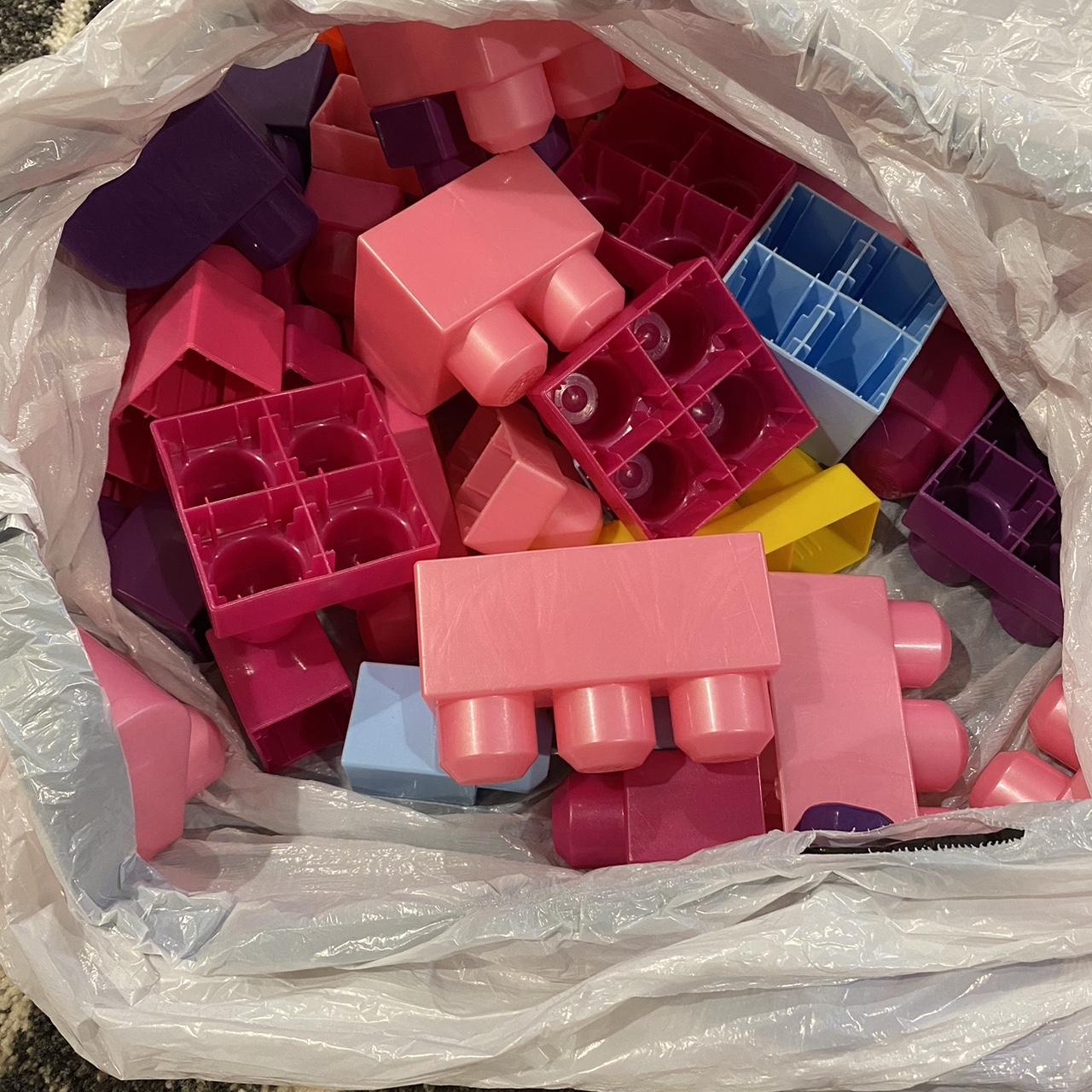 Pink Lego blocks and bricks #kidcore 59 pieces - Depop