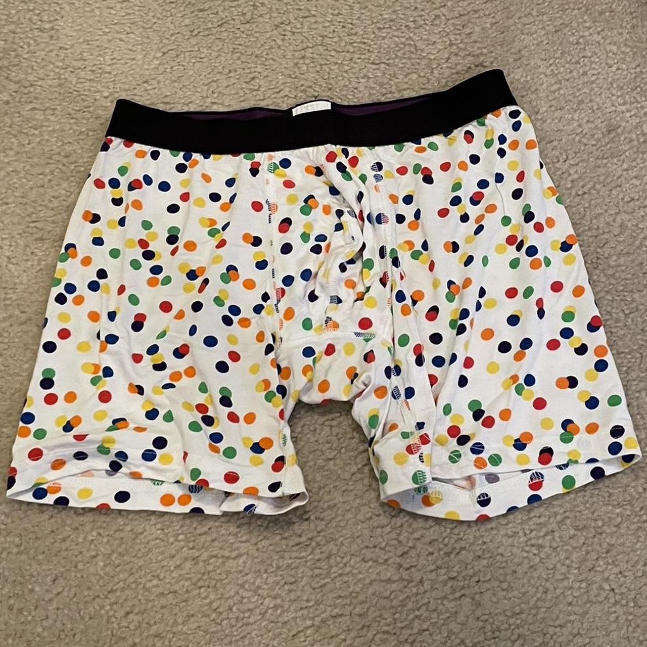 MeUndies multicolored polka dot boxers Never worn... - Depop