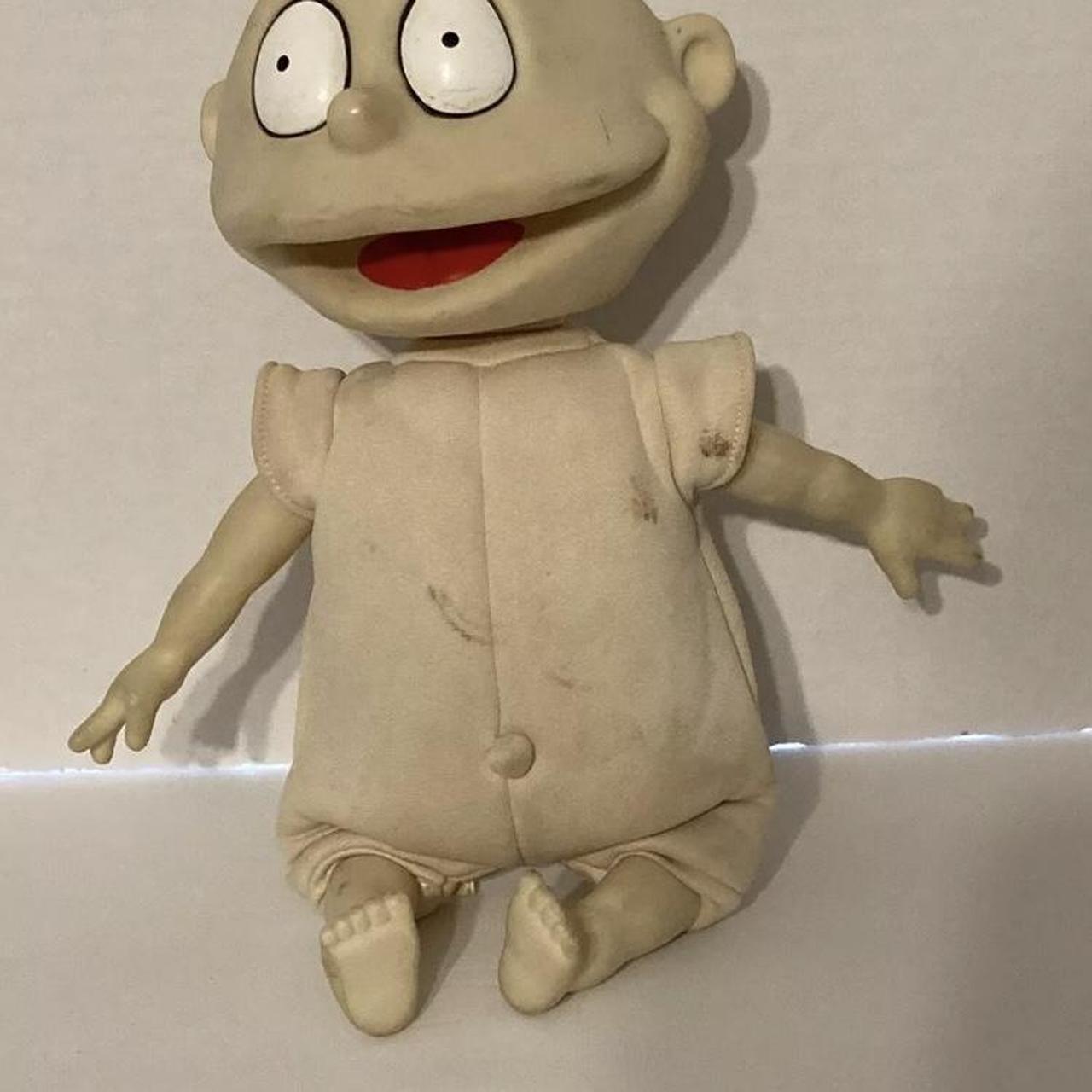 Rugrats Tommy 1997 VTG squeaky squeeze creepy doll... - Depop