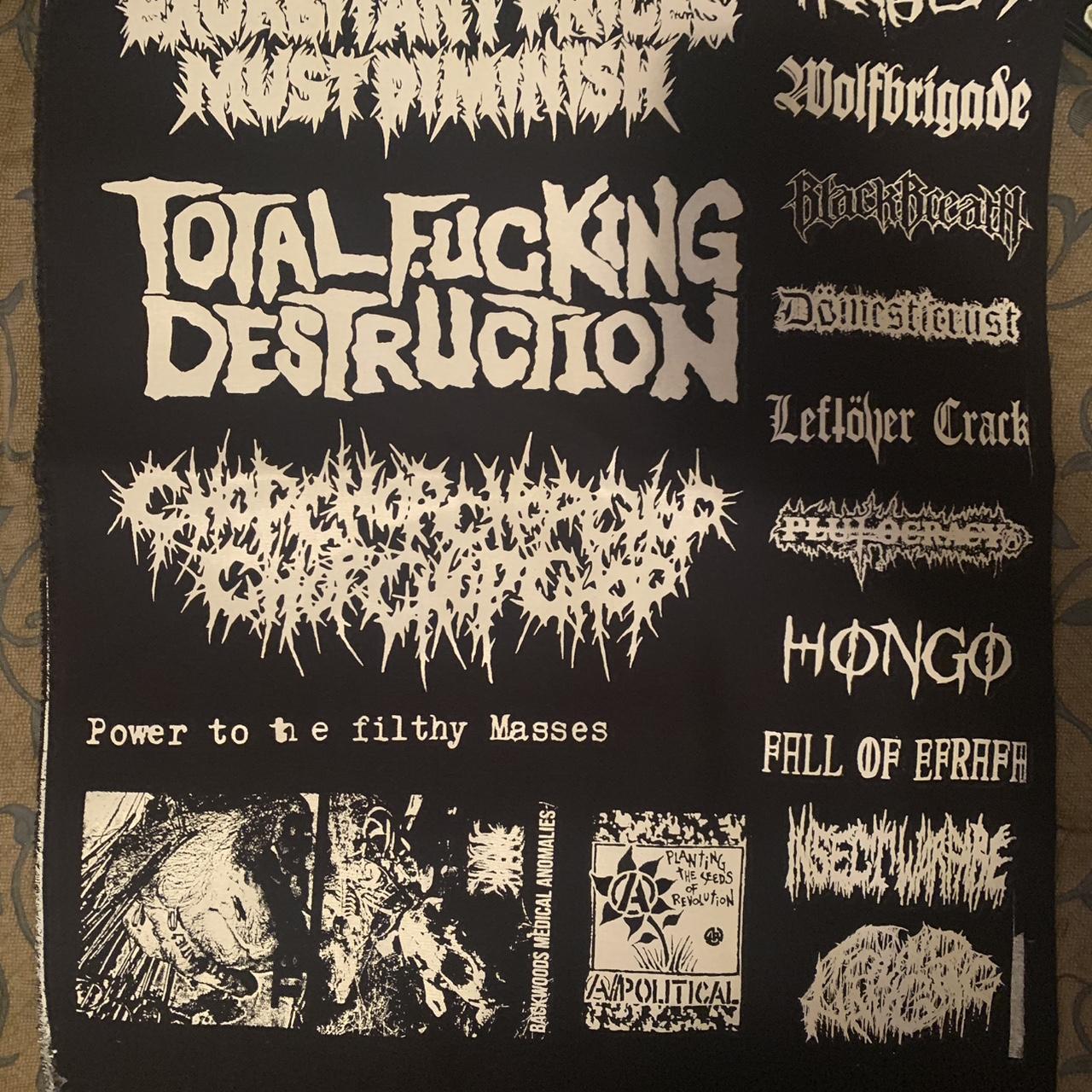 #Grindcore patches sheet #goregrind #crustpunk punk.... | Depop