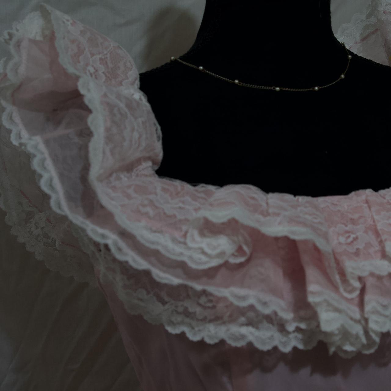 Vintage 80s pink Roberta dress #vintage #promdress... | Depop