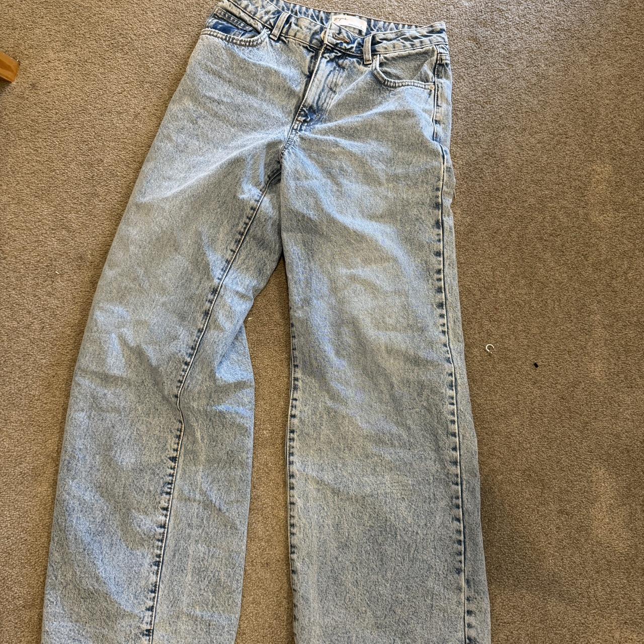 Supre low rise light washed jeans - Depop