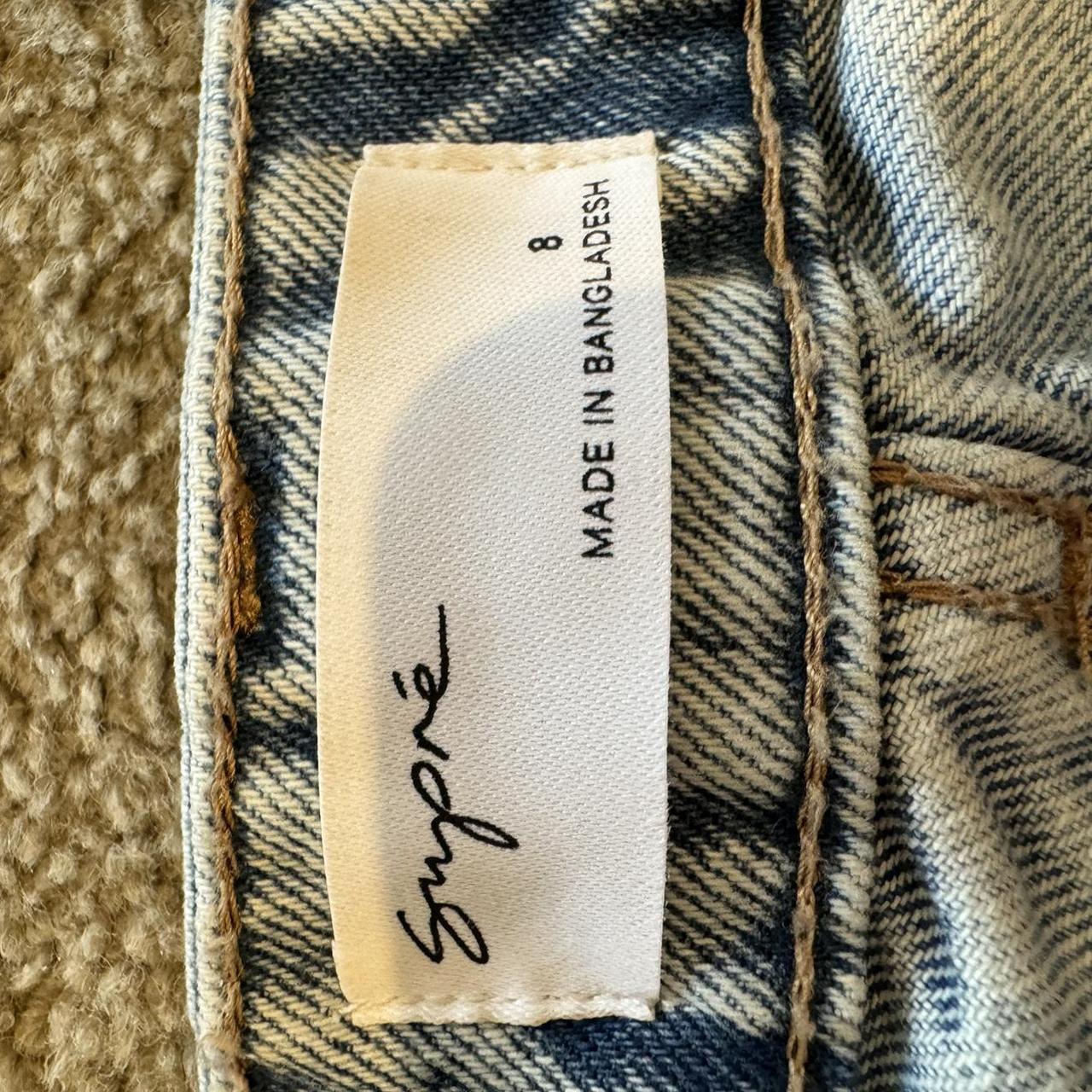 Supre low rise light washed jeans - Depop