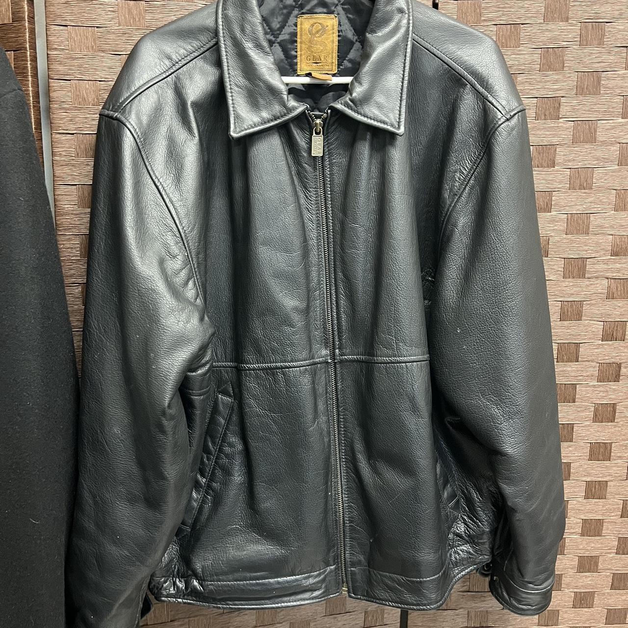 Vintage leather jacket - Depop