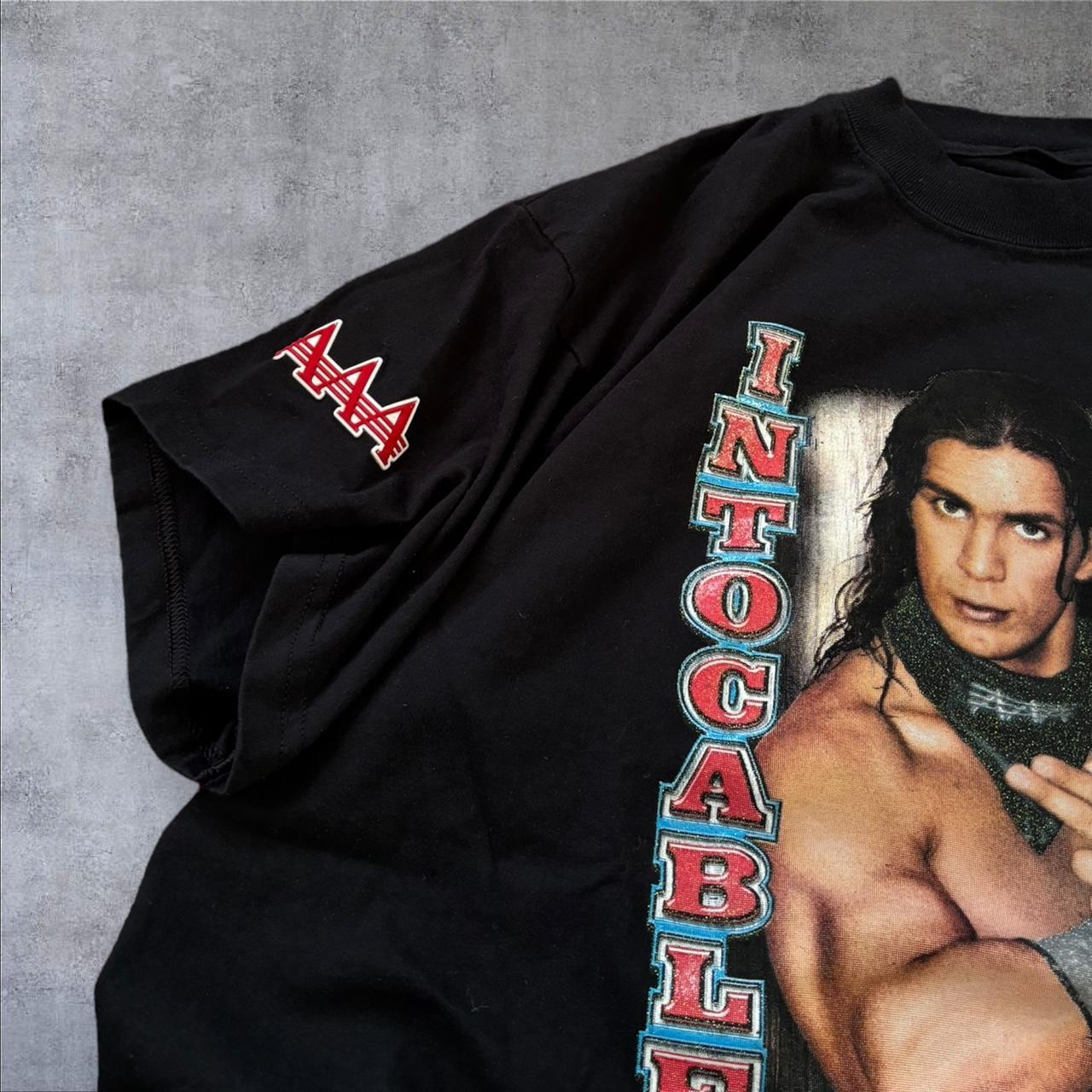 Vintage Lucha Intocable AAA Wrestling Tee Size: Tag... - Depop