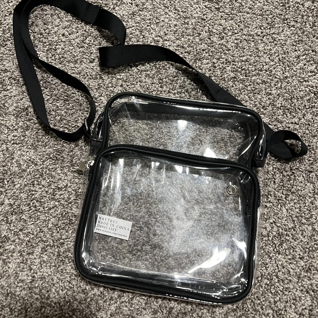 Clear concert bag with adjustable strap! - Depop