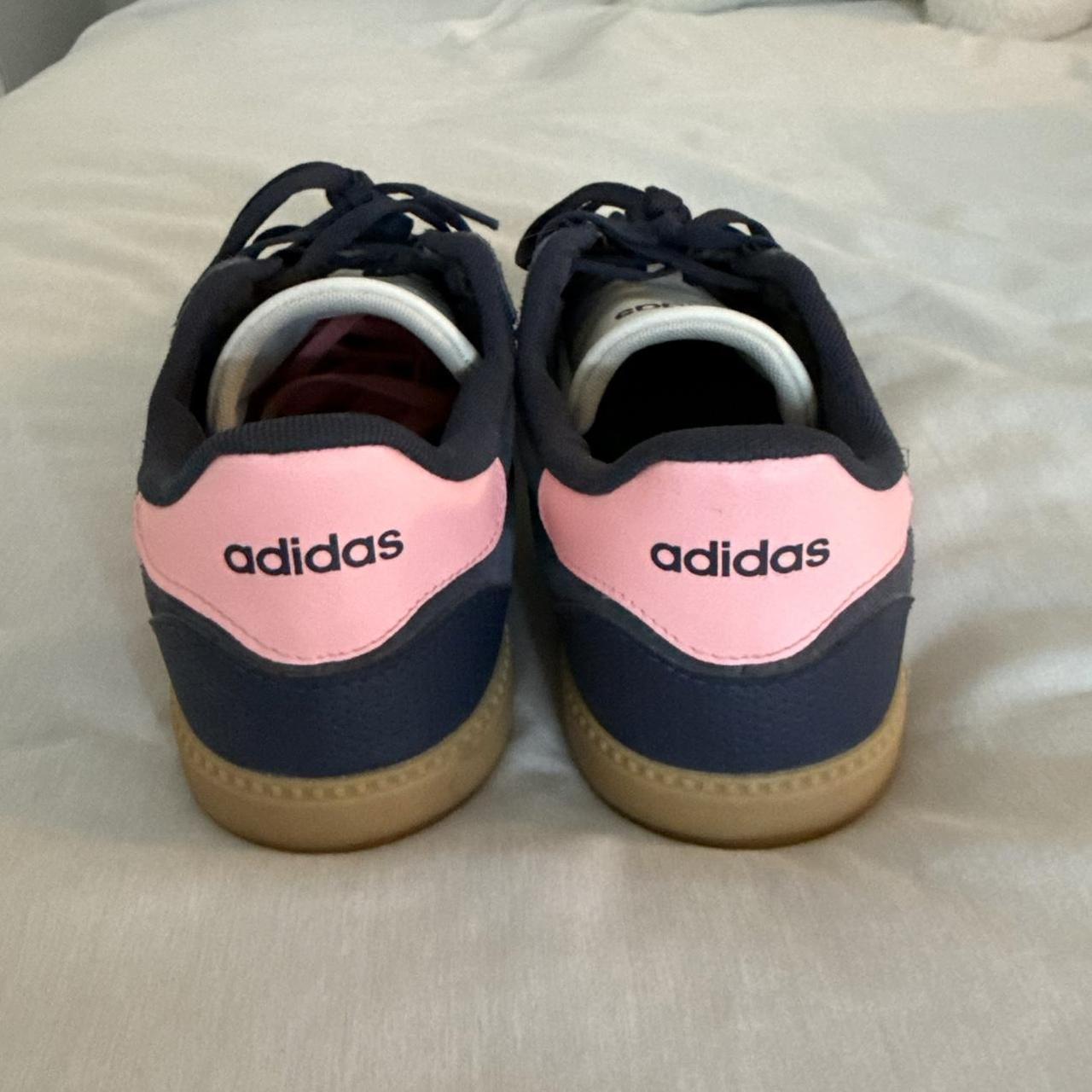 Adidas breaknet navy and pink originals Size 8 Comes... | Depop