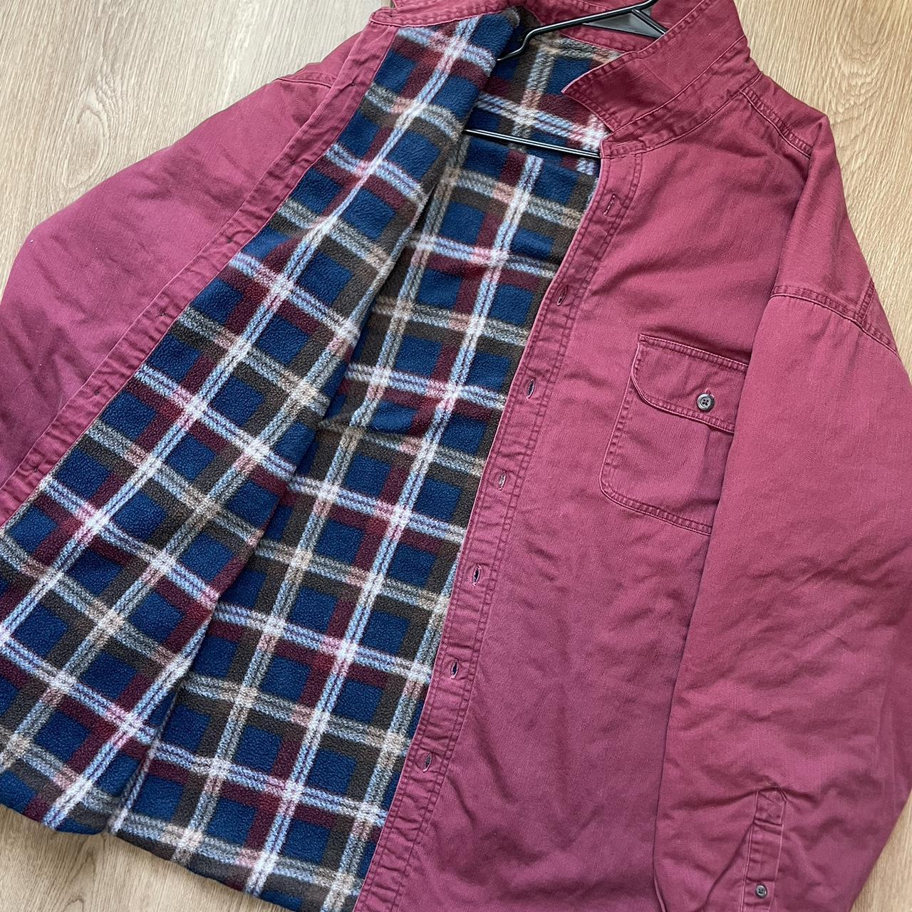 Vintage 90s Wolverine Flannel blanket lined jacket... | Depop