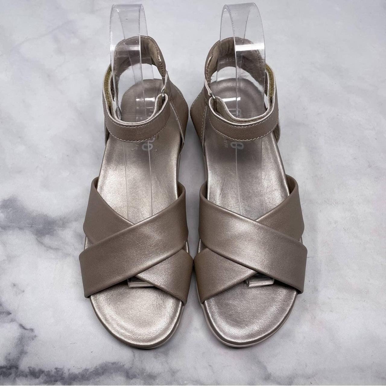 Munro Women's Pink and Purple Sandals | Depop