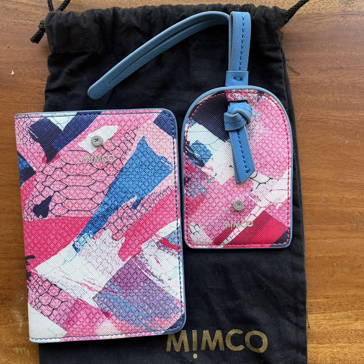 Mimco passport holder + luggage tag. Never been used... - Depop