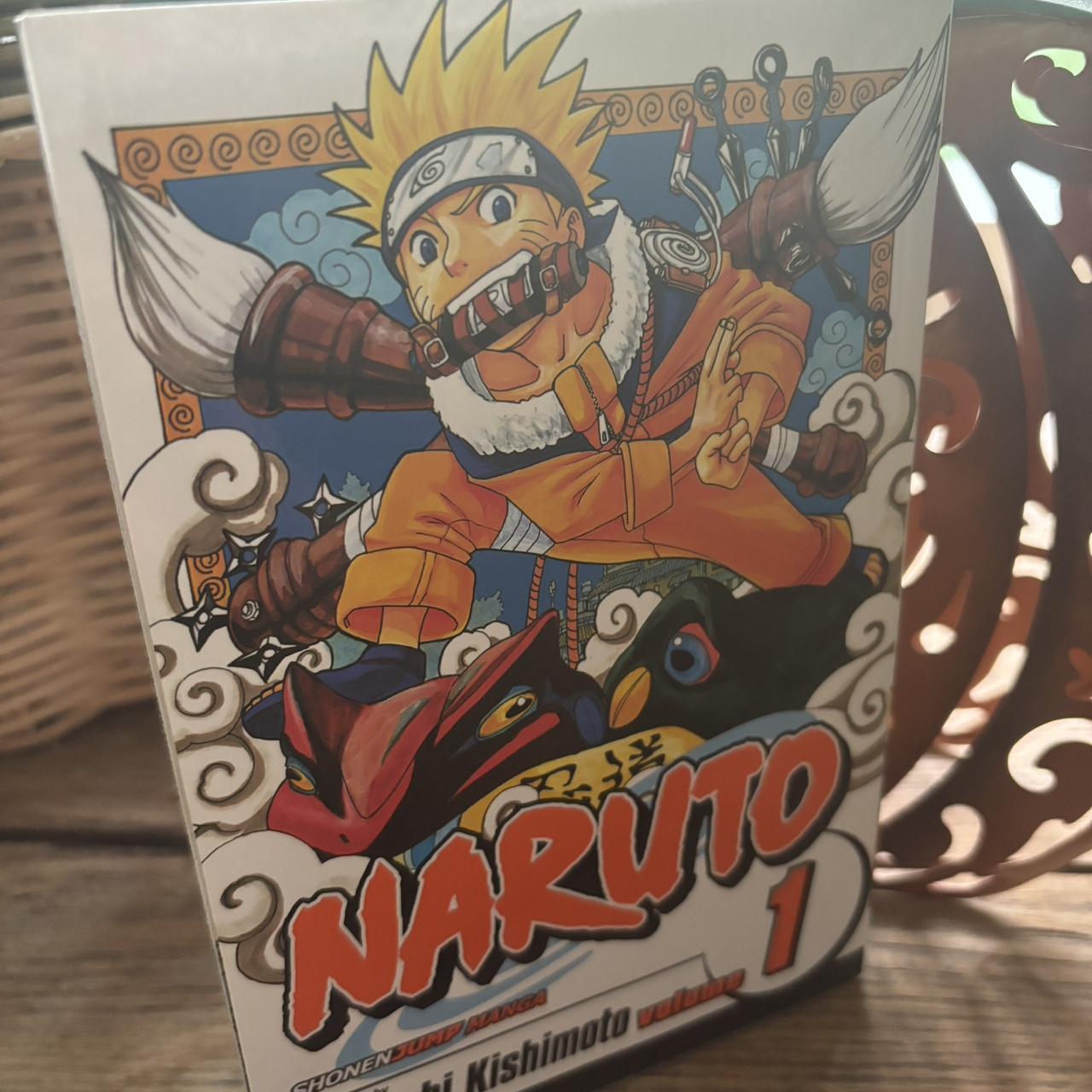 Naruto Volume 1 - Shonen Jump comic book in white... - Depop